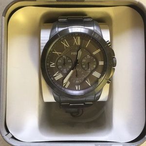 Fossil | Accessories | Dark Gray Fossil Watch | Poshmark